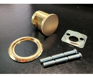 Kaba Ilco 7010DC-10 Dummy Rim Cylinder - Satin Bronze