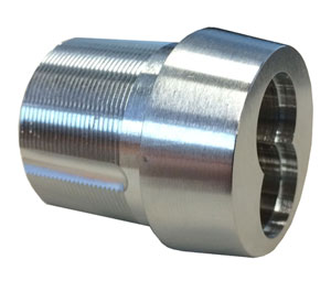 Kaba Ilco R28407-1-26D Tapered Head IC Core Housing - Satin Chrome