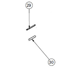 KABA 6474400001 E-Plex 5000Series - Mortise Spindle Kit