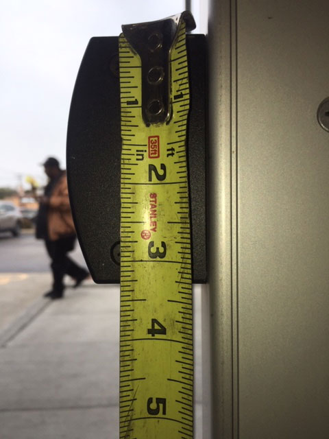 Kawneer 1786-17 Rim Exit Device - 3 Door - Clear Finish