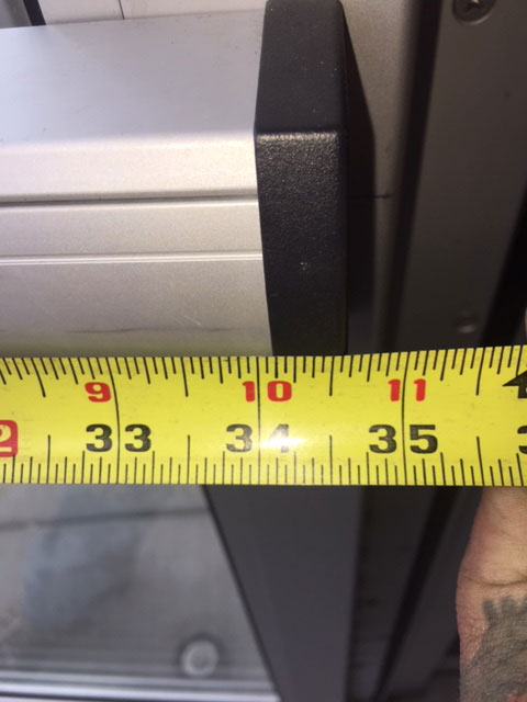 Kawneer 1786-17 Rim Exit Device - 3 Door - Clear Finish