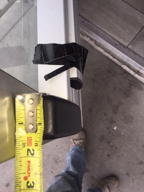 Kawneer 1786-17 Rim Exit Device - 3 Door - Clear Finish