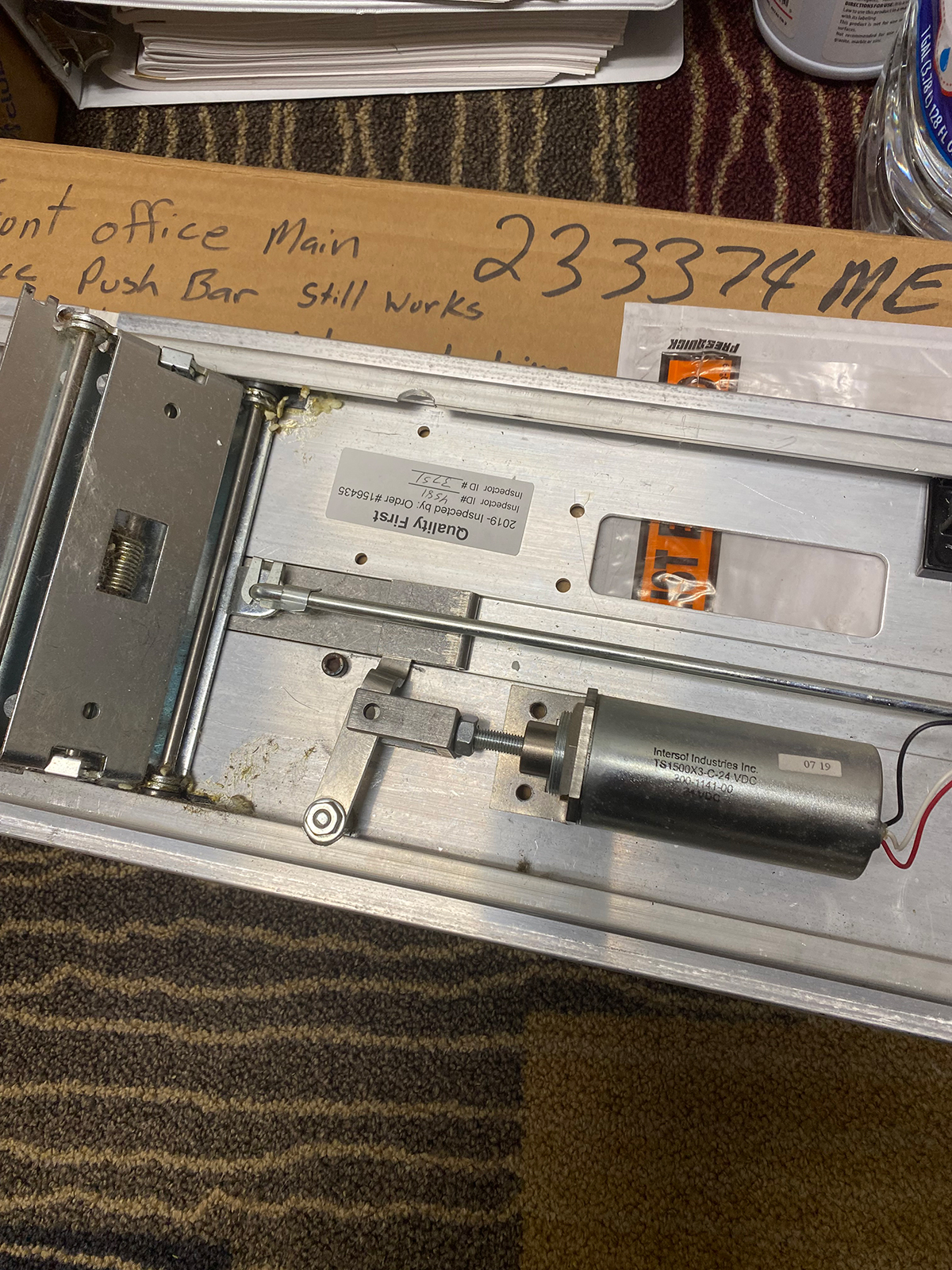 Kawneer 233532EL-17 Paneline-« EL Chassis Assembly Retro Fit Package ...