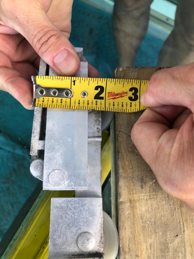 Kawneer 590411 STAINLESS STEEL CASTER for 990 Sliding Door