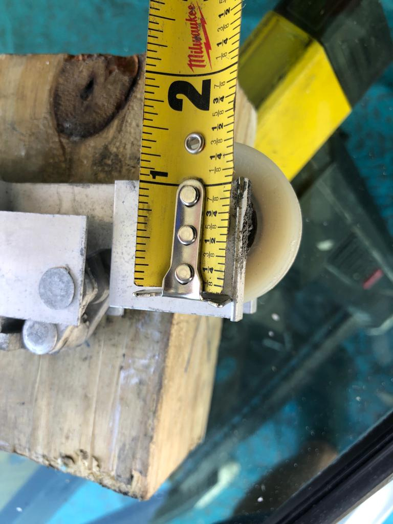 Kawneer 590411 STAINLESS STEEL CASTER for 990 Sliding Door