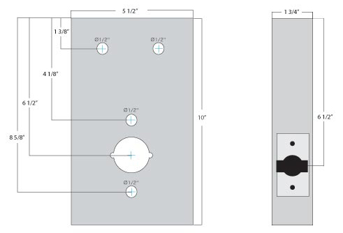 Keedex K-BXE2000 Cylindrical Weldable Box