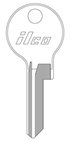 Kaba Ilco X1000KC CCL Key Blank