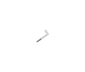 Larson 35 5 .225 x 5 Zinc Coated Cornice Hooks
