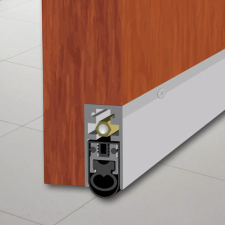 Legacy 7863-DB-FX-PULL 46" Semi-Mortised Automatic Door Bottom with SRE ...