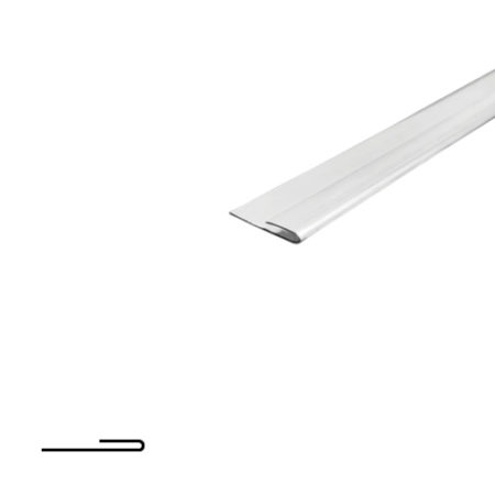 Legacy 8CZN 34 Interlocking Metal Weatherstrip, Meeting Rail Flat, Zinc ...