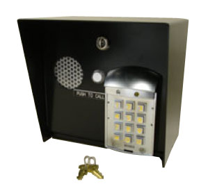 Linear 2520-410 Outdoor Intercom Station with Keypad and Gooseneck