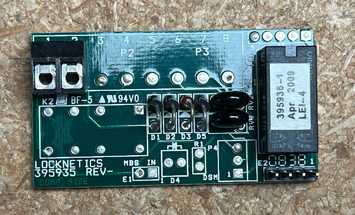 Locknetics 390+ 395935 Control Board for Locknetics 390+ High Security ...