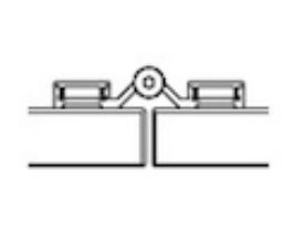 Markar FS402 46 Clear Anodized Aluminum - Flush Spring Loaded - Pin and ...