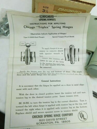 McKinney S-32002 x 6 x 600 Single Acting Spring Hinge - Prime Coat ...