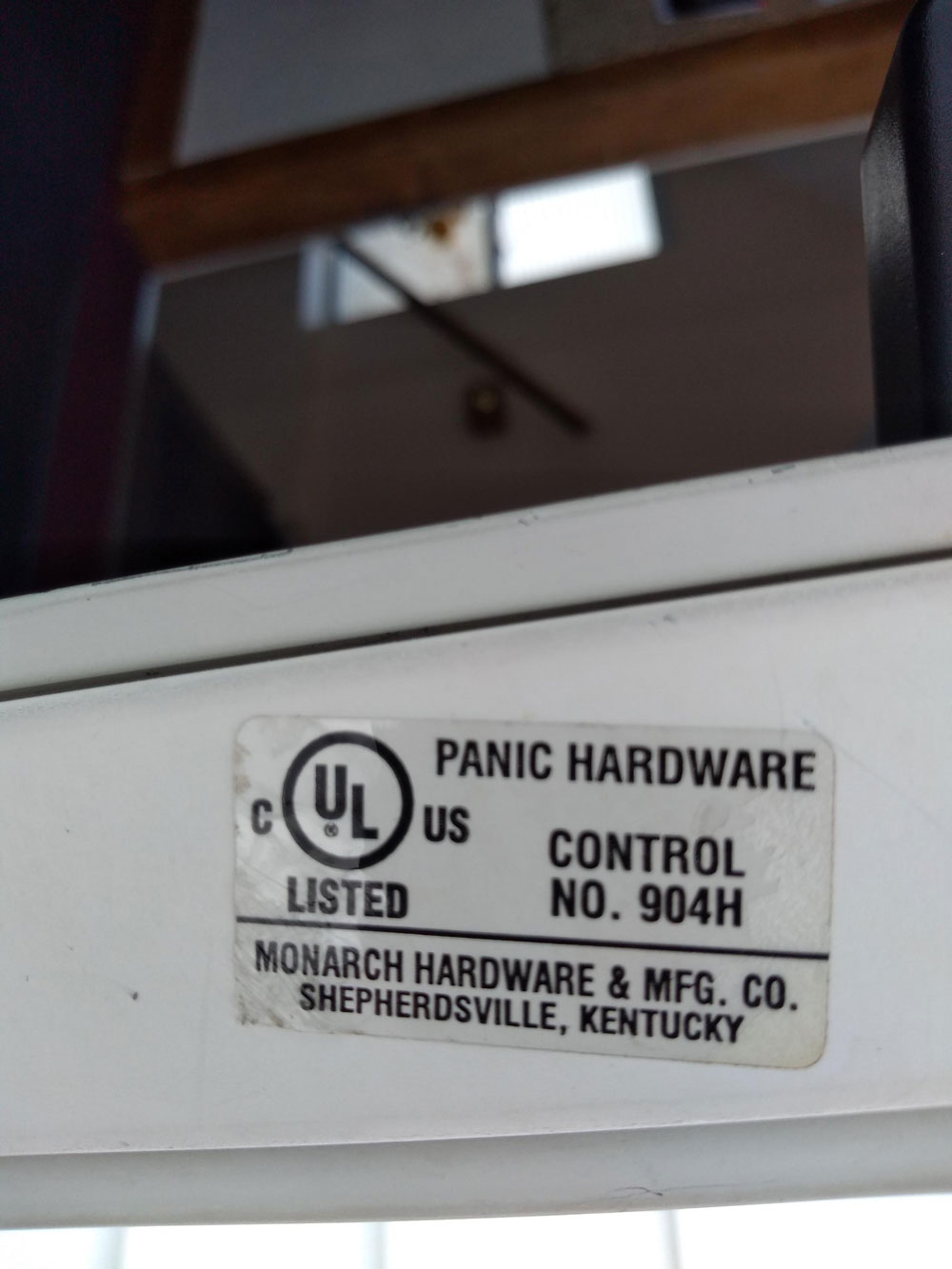 Monarch - Falcon 904H Panic Exit Device Assembly