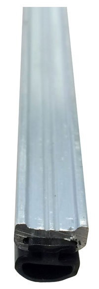 National Guard Products 136N 144 Mill Finish Aluminum 144" Length Door ...