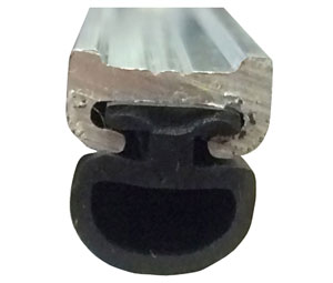 National Guard Products 136N 144 Mill Finish Aluminum 144" Length Door ...