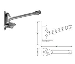 Paramount DCG7 26D Door Coordinator Gravity 7" - Satin Chrome
