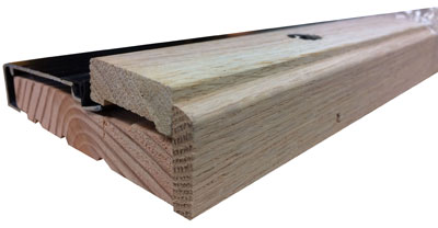 Pemko 93518DW 32.5 in. Dark Bronze Anodized Aluminum Adjustable Oak Top ...