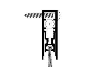 Pemko 4131CNBL 36" Clear Anodized Aluminum Automatic Door Bottom with ...