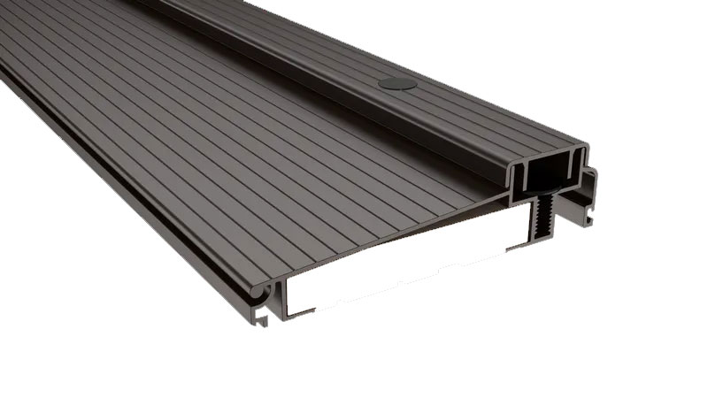 Pemko 75518D 98" Dark Bronze Anodized Aluminum Adjustable Sill ...