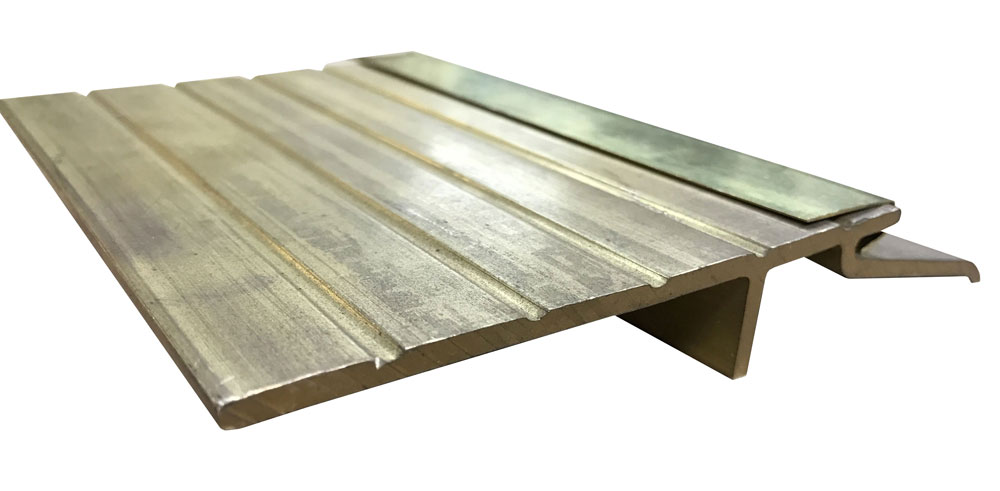 Pemko 123B 36" Mill Brass Interlocking Offset Threshold