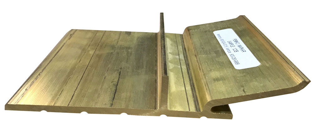 Pemko 123B 36" Mill Brass Interlocking Offset Threshold