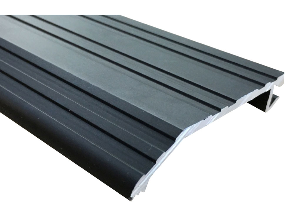 Pemko 253D 36" Dark Bronze Anodized Aluminum Half Saddle Threshold