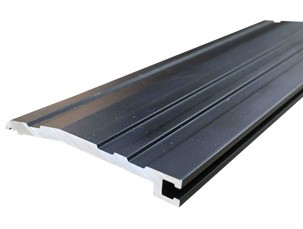 Pemko 279D 36" Dark Bronze Anodized Aluminum Half Saddle Threshold