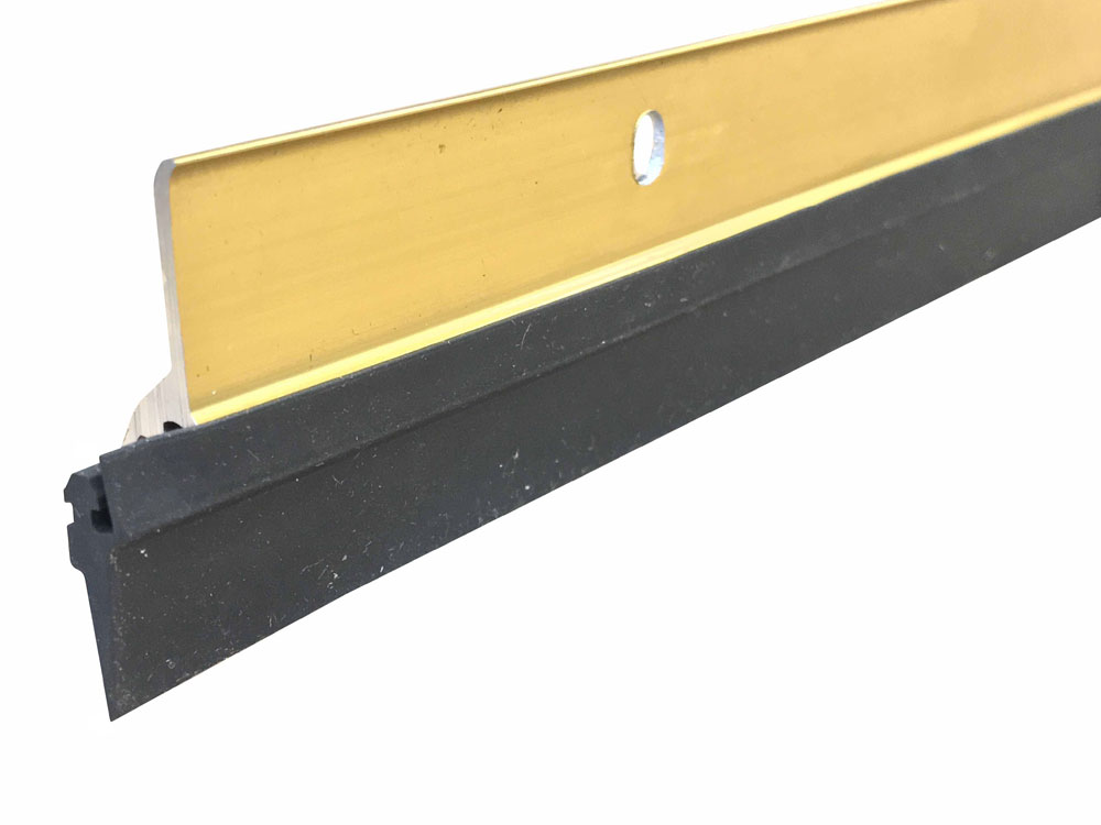 Pemko 3452BDGPK 66" Bright Dip Gold Anodized Aluminum Door Bottom Sweep ...