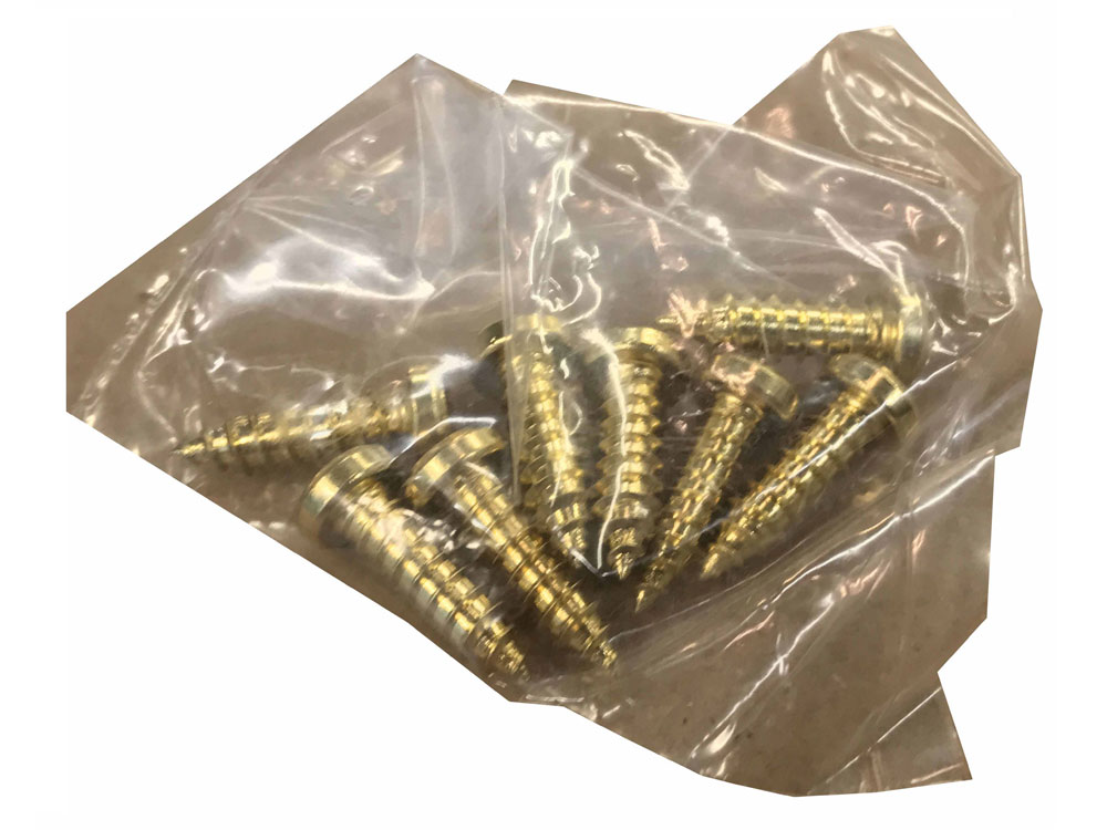 Pemko 3452BDGPK 66" Bright Dip Gold Anodized Aluminum Door Bottom Sweep ...