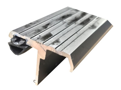 Pemko 355DS120 120" Dark Bronze Anodized "T" Astragal with Silicone insert