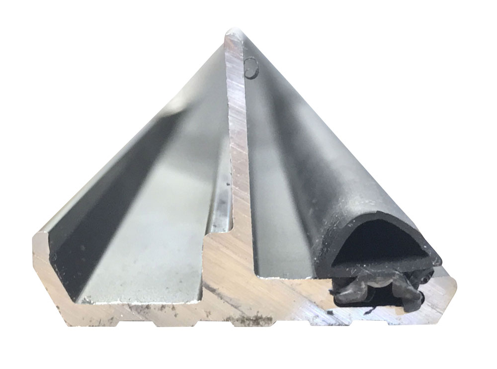 Pemko 355DS120 120" Dark Bronze Anodized "T" Astragal with Silicone insert