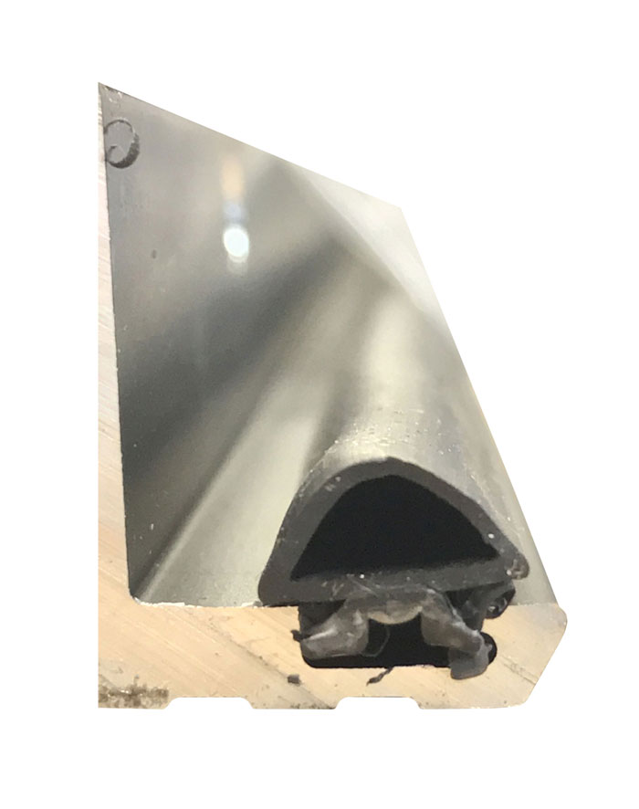 Pemko 355DS120 120" Dark Bronze Anodized "T" Astragal with Silicone insert