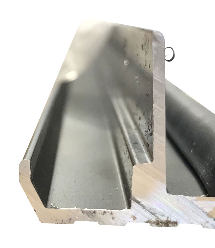 Pemko 355DS120 120" Dark Bronze Anodized "T" Astragal with Silicone insert