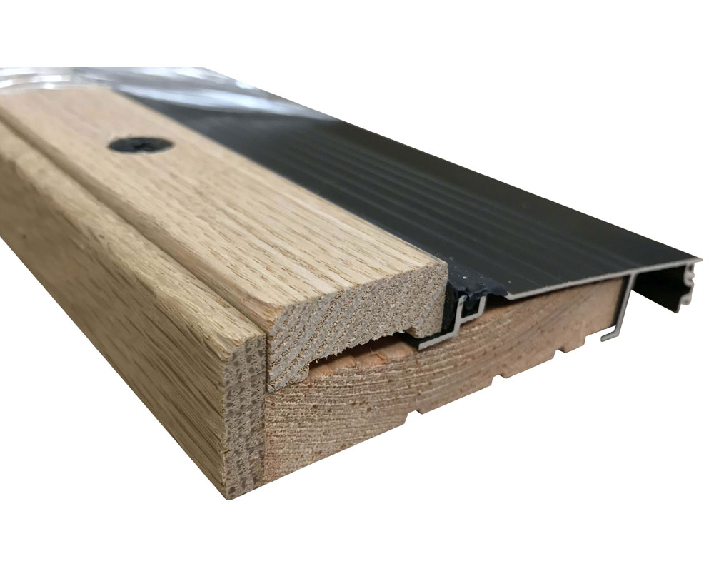 Pemko 94518DW 98NT Dark Bronze Anodized Aluminum Adjustable Oak Top ...