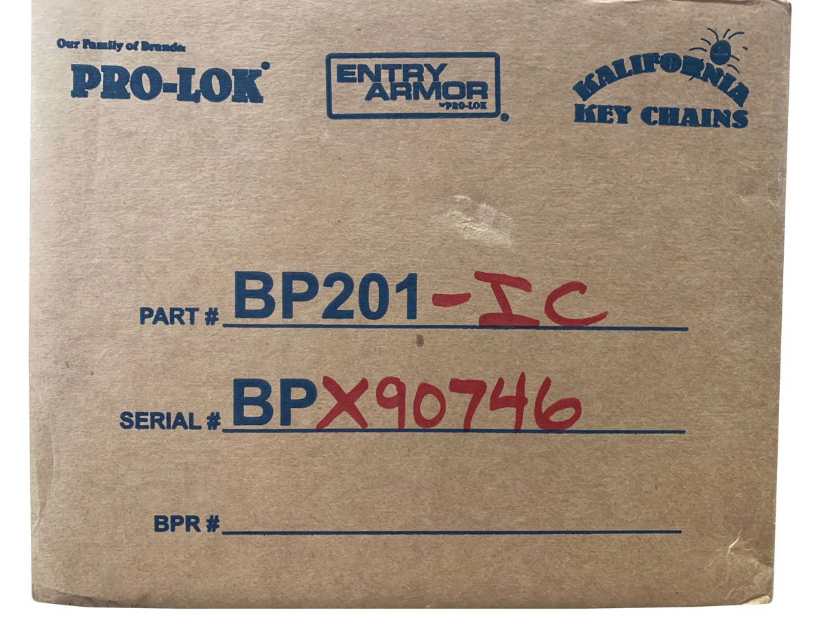 Pro-Lok BP201DE - Dexter / Master - Classic Blue Punch Key Machine