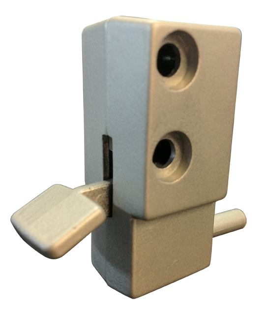 Pro-Lok EPL-100-AL 2" X 5/8" Patio Door Lock - Lever, Aluminum