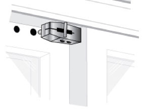 Pro-Lok EPL-100-AL 2" X 5/8" Patio Door Lock - Lever, Aluminum
