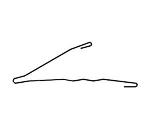 Reese DKB3SN 96" Spring Bronze Weatherstrip - With Lockstrip And Nails