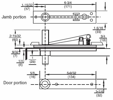 Rixson 345 Top Pivot