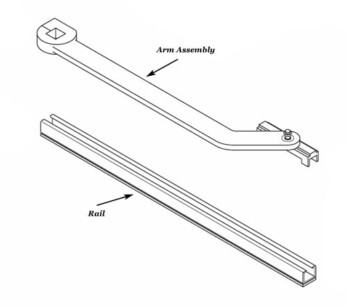 Rixson 06082012 Arm & Rail Package
