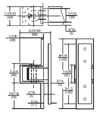 Rixson F519 Pocket Pivot