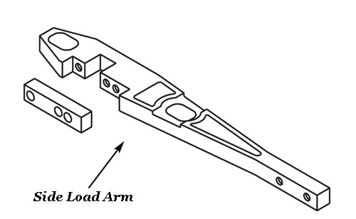 Rixson 608005S Side Load Arm
