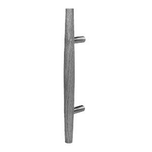 Rockwood 208-626 Tapered Wooden Door Pull with Satin Chrome Plated ...