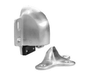 Rockwood 491R-626 Satin Chrome Plated Brass Automatic Door Holder with Stop