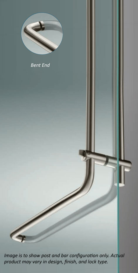 Rockwood LP3301DBUBEPT 614 PostMount Series Horizontal Round Locking ...