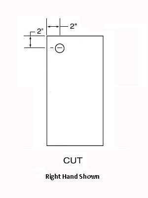 Rockwood 70F-US32DMS-CFC-SA 8"x16"x0.05" Satin MicroShield™ Coat St ...