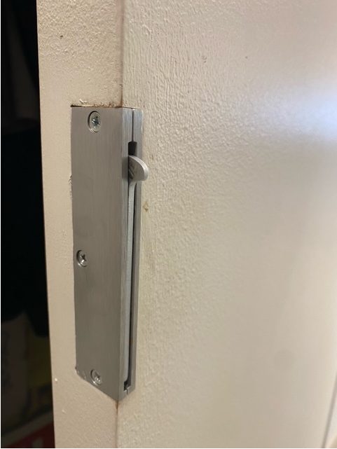 Rockwood 885-626 Concealed Edge Pull - Satin Chrome Plated Brass