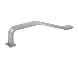 Rockwood R115LPB-630 Long Lever Handle Trim Protector Bar - Satin ...